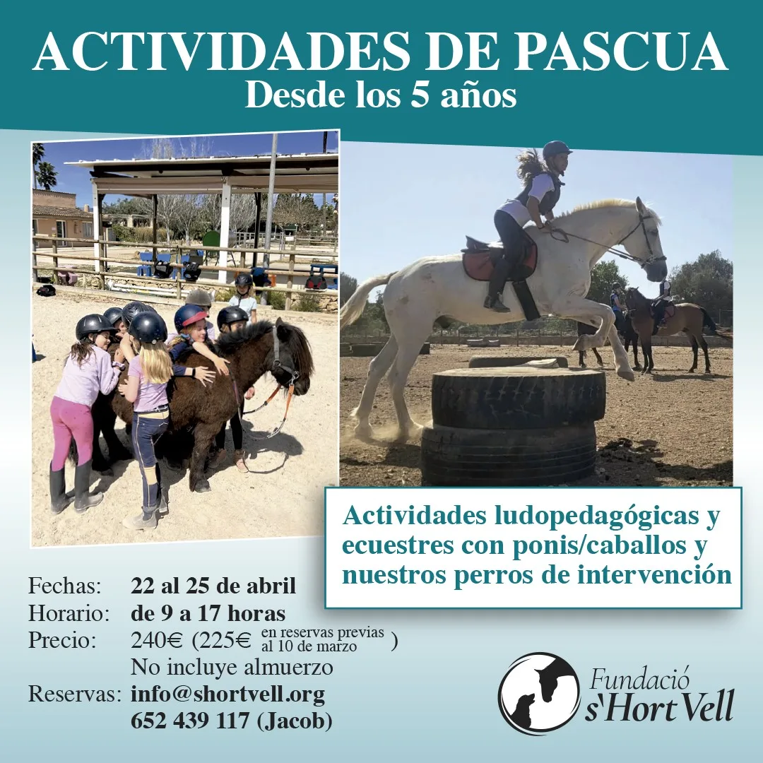 Actividades Pascua 2025 - S'Hort Vell